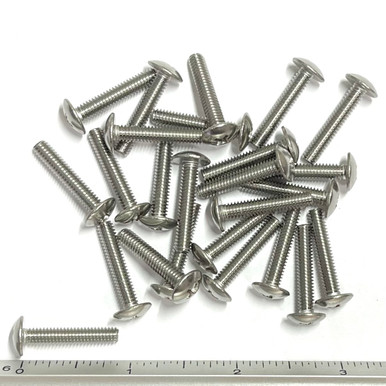 (PKG of 25) 8-32 x 7/8" Machine Screw, Phillips Truss Head, 18-8 ...
