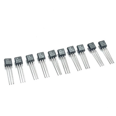 (PKG of 10) 2N4401 NPN BJT Transistors, TO-92, Generic - orchidsound ...