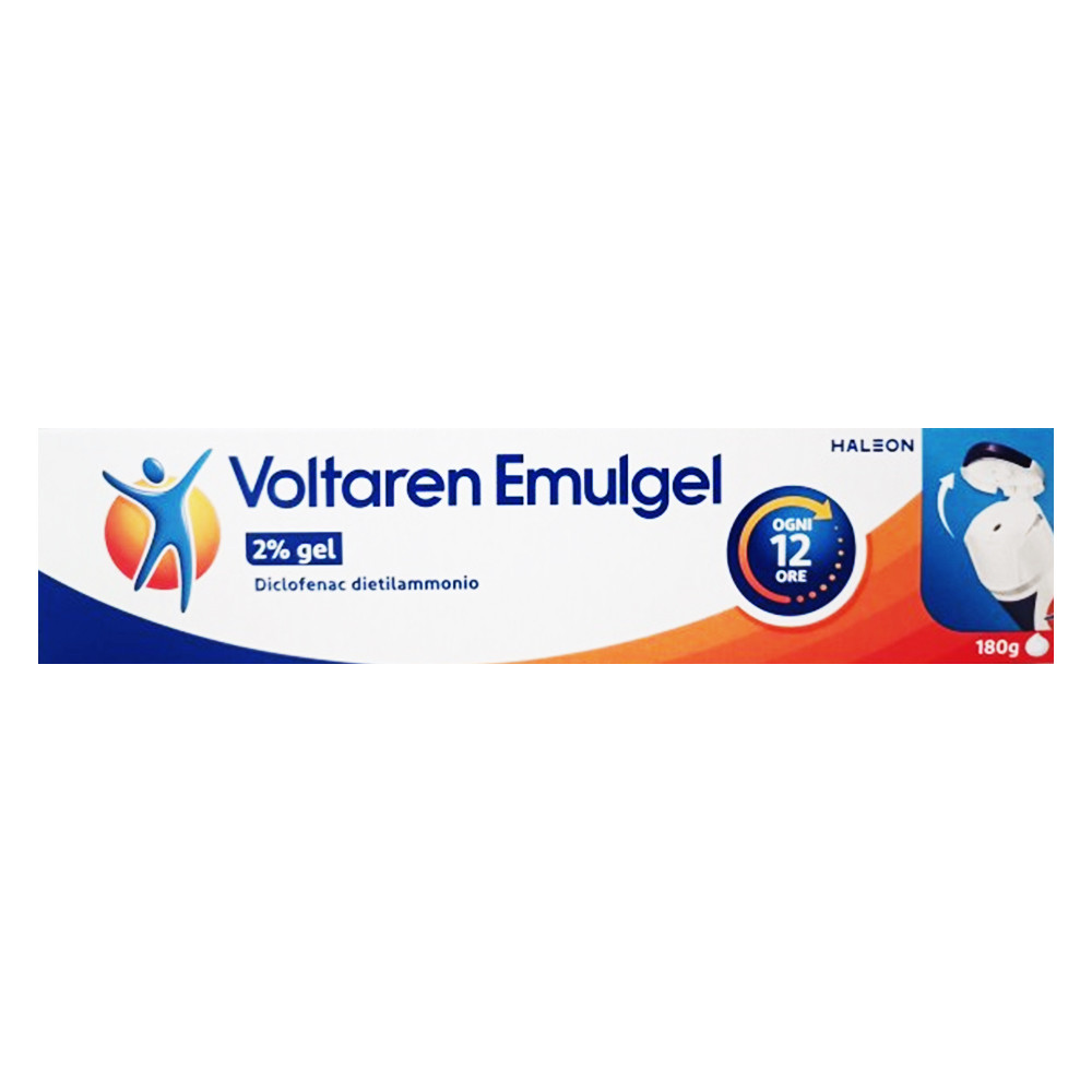 Voltaren - Emulgel 2% Gel Antidolorifico Confezione 180 Gr - Farmacia ...