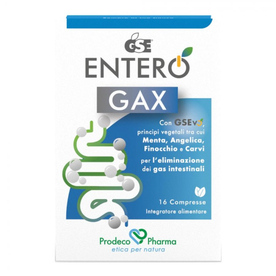 Gse - Entero Gax Integratore per Gas Intestinali Confezione 16 Compresse