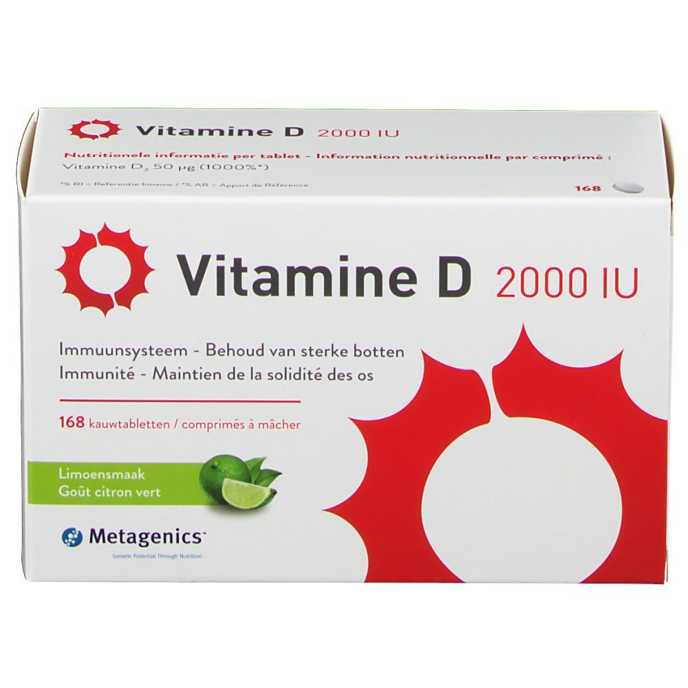Metagenics - Vitamina D 2000 UI Confezione 168 Compresse - Farmacia ...