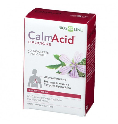 Bios Line - Calmacid Bruciore Confezione 40 Tavolette Masticabili ...
