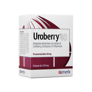 Uroberry - 40 Confezione 10 Biustine - Farmacia PetroneOnline.com