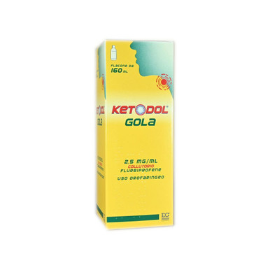 Ketodol - Gola Collutorio Flurbiprofene Confezione 160 Ml - Farmacia ...