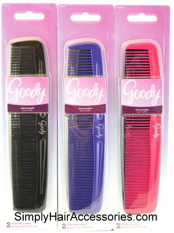 Goody 7" Utility Hair Combs - 2 Pcs.