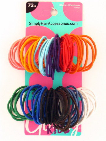 Goody Girls Ouchless 3mm Hair Elastics - 72 Pcs.