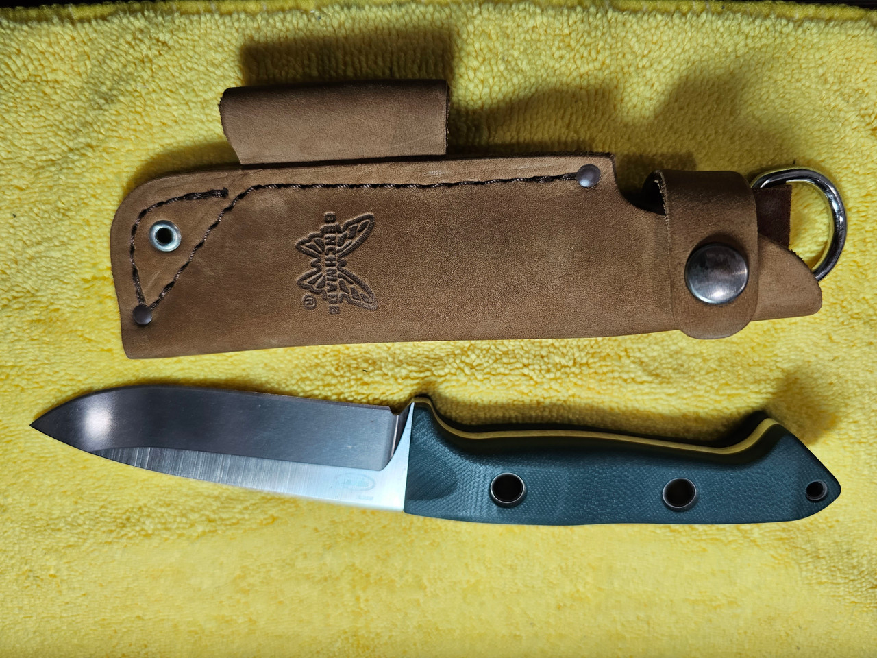 Benchmade 162 Bushcrafter fixed blade knife CPM - S30V