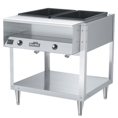 Table chaude 32''x32''x34'' 2 cuves 120V/480W