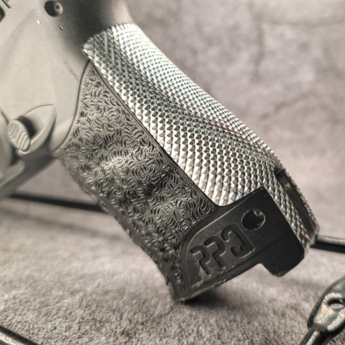 Walther PDP/PPQ Compact Death Grip Backstrap - Alum - Shiny ...