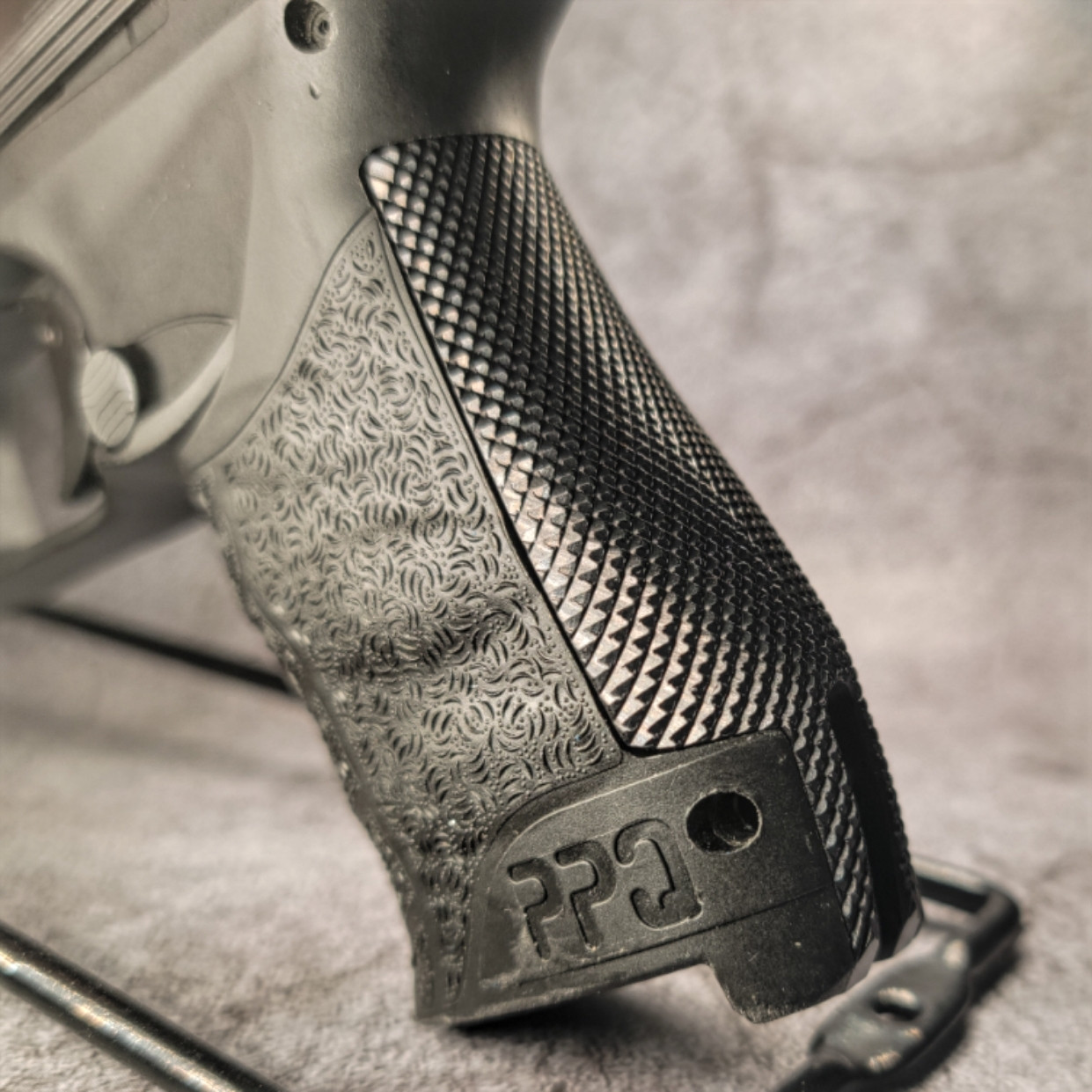 Walther PPQ/PDP Compact Death Grip Backstrap - Brass - Black ...