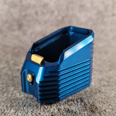 Sig 320 +5 v2.0 Basepad w/spring - Alum - Blue - Taylorfreelance