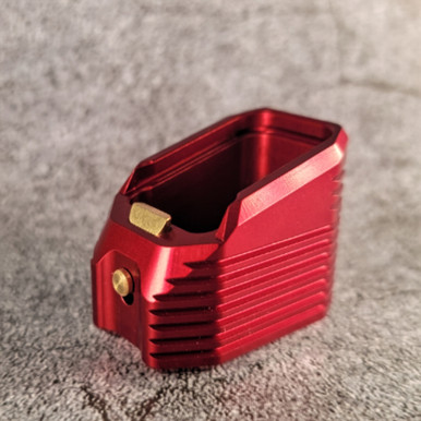 Sig 320 +5 v2.0 Basepad w/spring - Alum - Red - Taylorfreelance