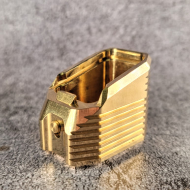 Sig 320 +5 v2.0 Basepad w/spring - Brass - Shiny - Taylorfreelance