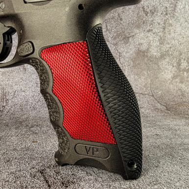 HK VP9 Grip Panel - RIGHT - Medium - Alum - Red - Taylorfreelance