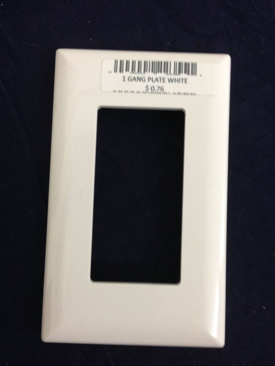 Mobile home self contained decor switch with cover plate white, rocker ...