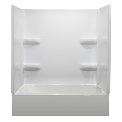 54"x27" Mobile Home Fiberglass Bath Kit, 27"X54" Mobile Home Fiberglass ...