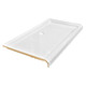 27"X54" Fiberglass Shower Kit Includes Shower Pan & Surround Wall Elite ...