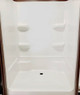 42" X 54" Fiberglass Shower Kit Includes Shower Pan & Surround Wall ...