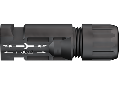 Stellavolta: Staubli 32.0015P0001-UR MC4 Connector w/Boot 5-6mm Male