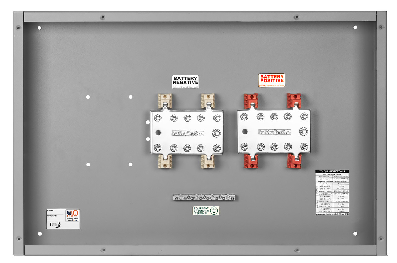Stellavolta: MidNite Solar MNBCB 500/50 500A Battery Combiner Box
