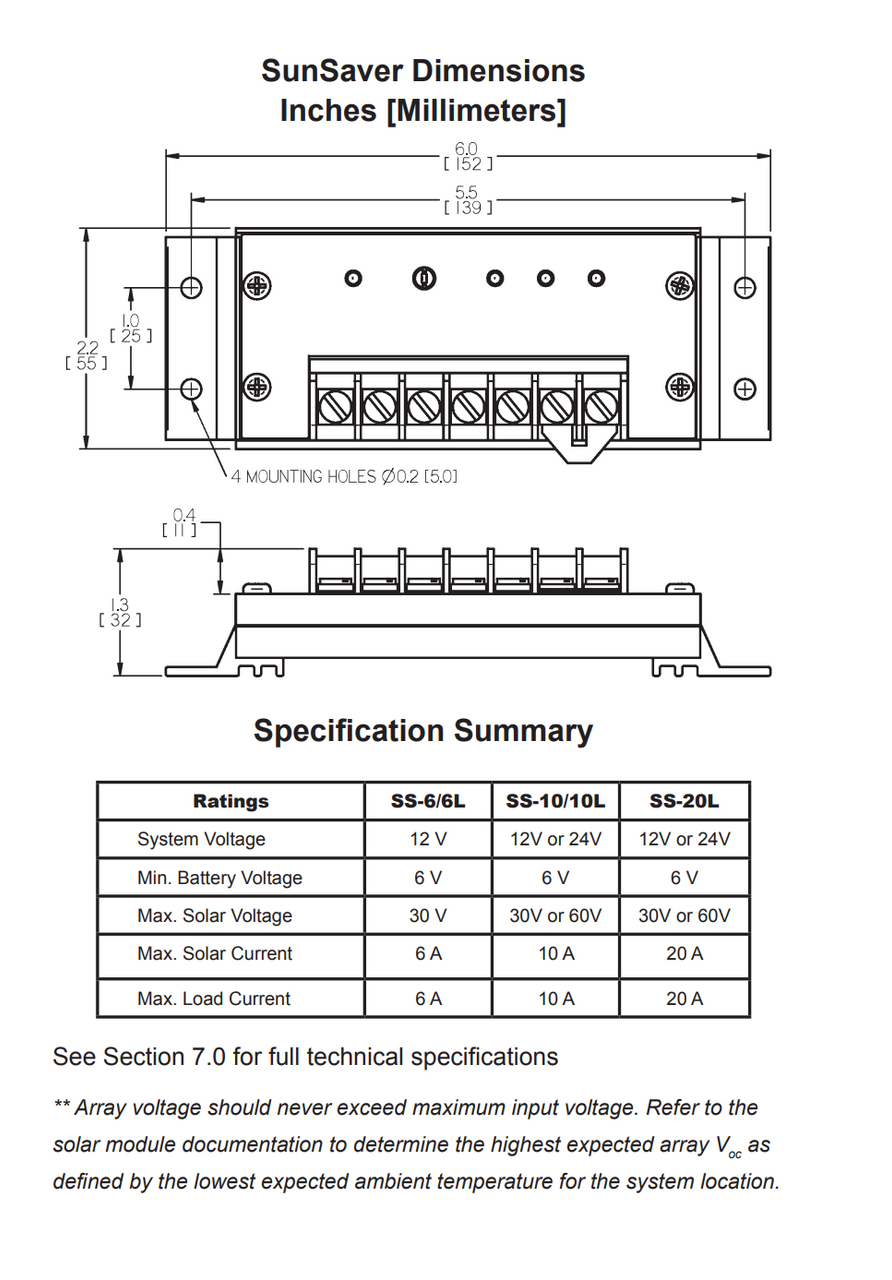 Stellavolta: Morningstar SS-10L-12V SunSaver Solar Controller 10A 12VDC