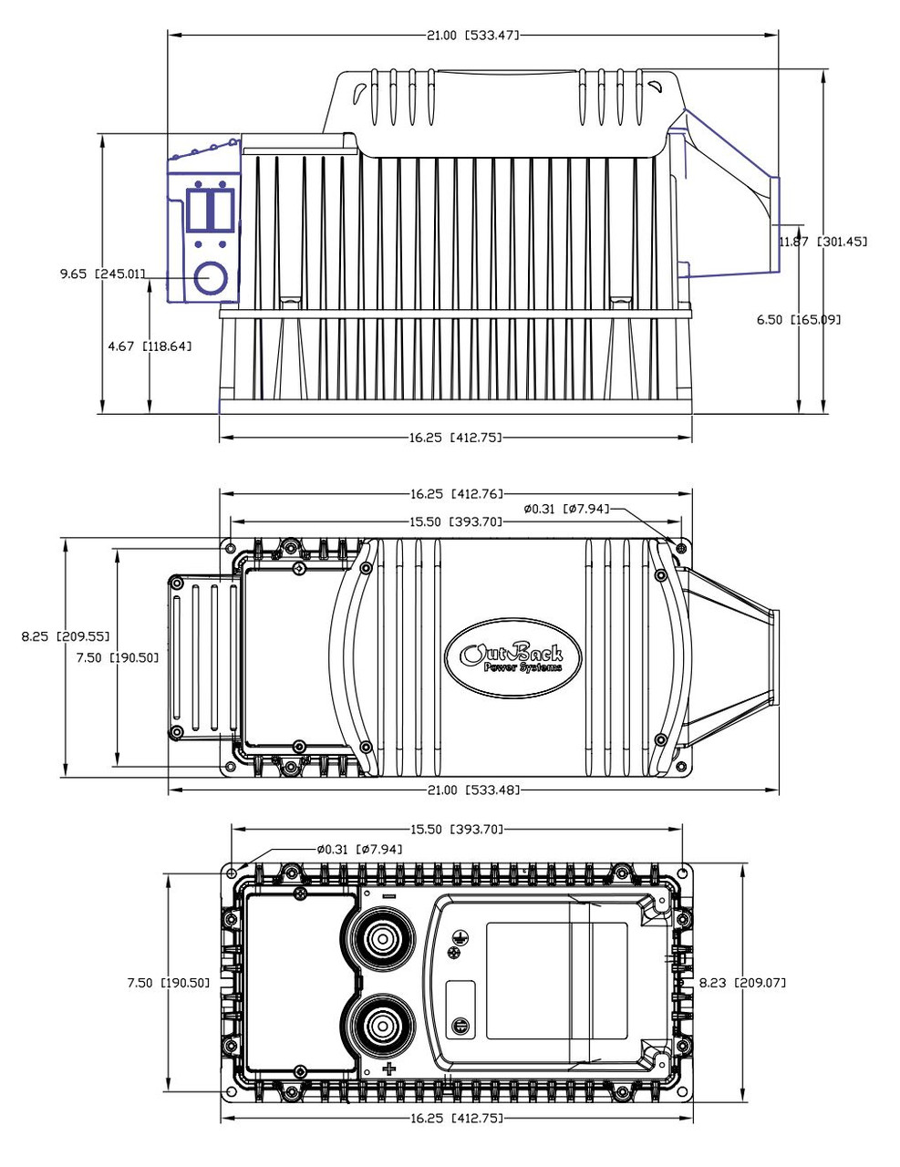 Stellavolta: OutBack Power FX2012MT Mobile/Marine Inverter/Charger