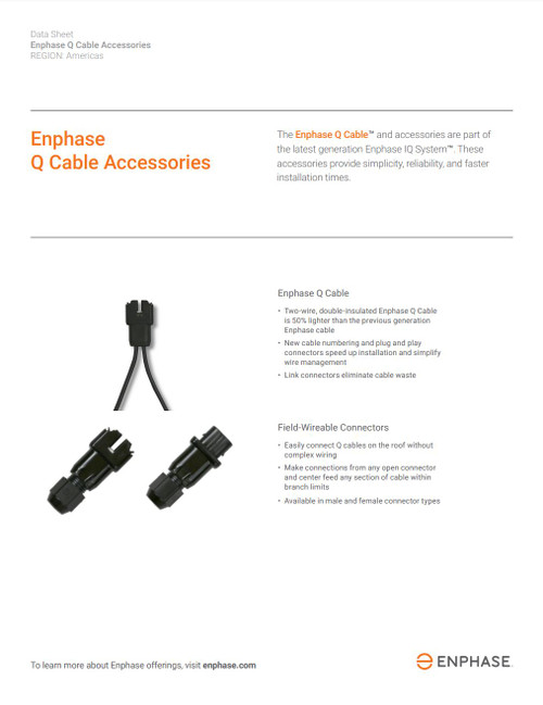 Stellavolta: Enphase Q-CONN-10M IQ Field Wireable Connector Male