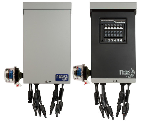 Stellavolta: MidNite Solar MNPV6-MC4-LV-SPD300 Pre-Wired Combiner 3R