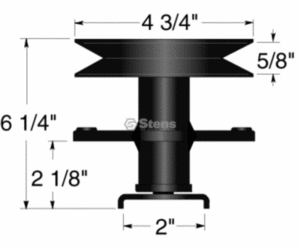 Deck Spindle for AMF Craftsman Dynamark Noma 32", 42" Cut 313907 ...