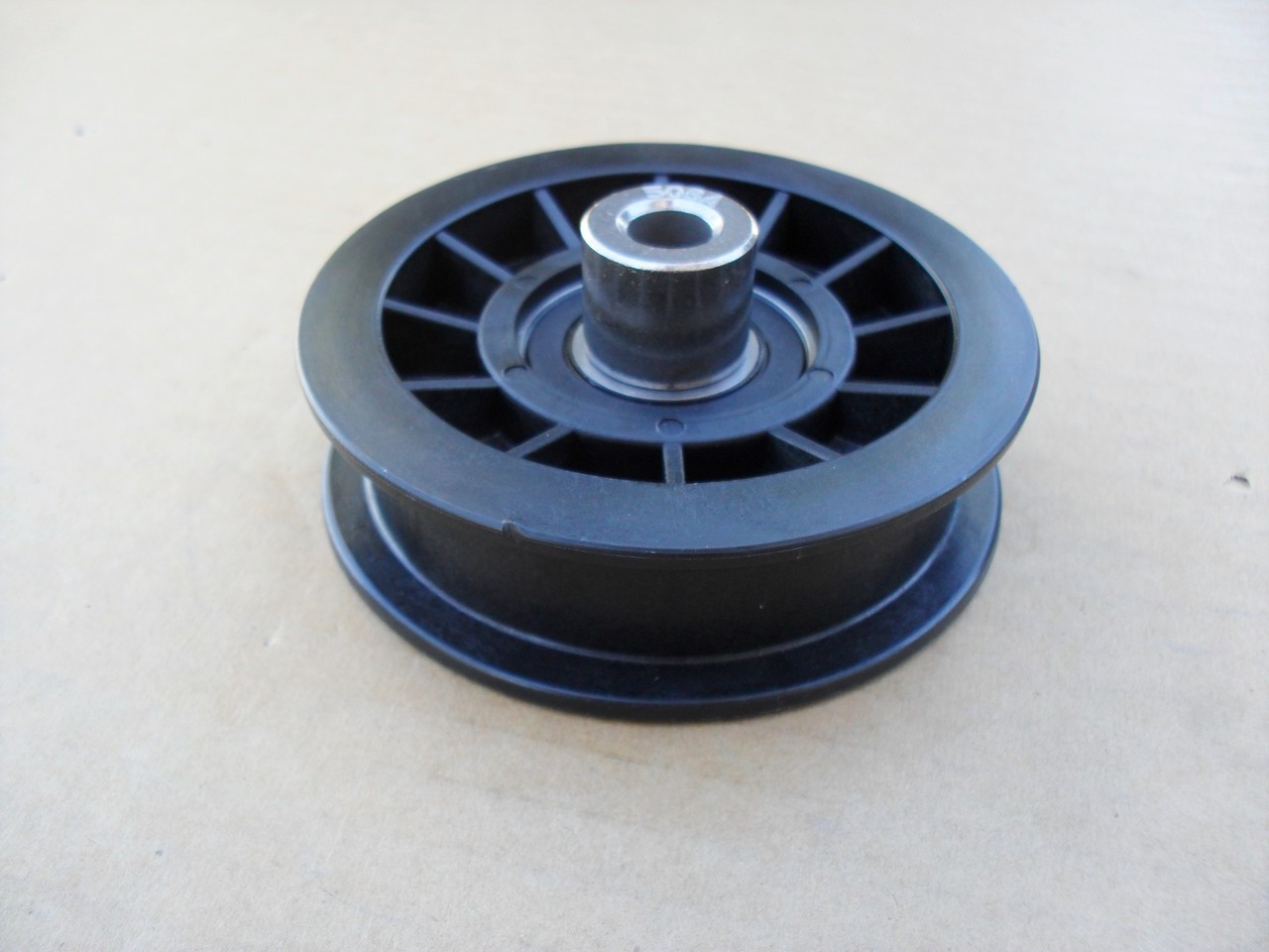 Flat Idler Drive Pulley for Dixon 532194327, ID: 3/8", OD: 3-1/2 ...