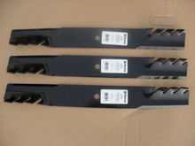 Mulching Toothed Blades for Wright Mfg 61" Cut 1520842, 71440003 ...