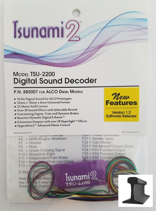 Soundtraxx Tsunami 2 ~ TSU-2200 Alco Diesel Sound Decoder ~ 885007 ...