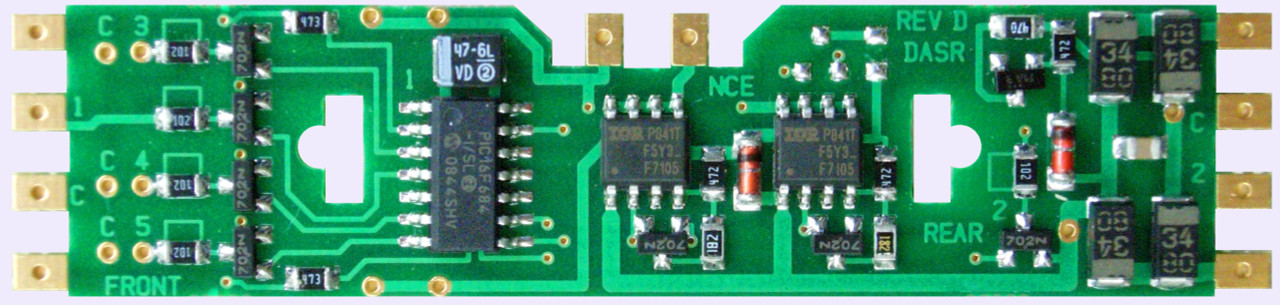 NCE ~ 4 Pack ~ HO Scale ~ DA-SR DCC Decoder ~ For Atlas Kato Athearn ...