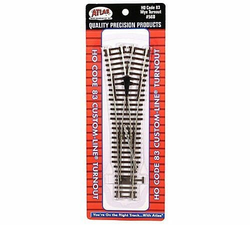 Atlas ~ HO Scale ~ Code 83 ~ Wye Custom Line Switch Track ~ 560 - Iron ...