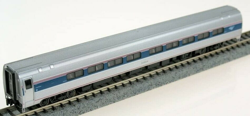 Kato ~ N SCALE ~ Phase VI #25024 Amfleet II Coach Amtrak Passenger Car ...