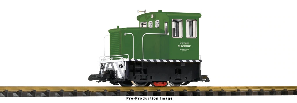 PIKO ~ G Scale ~ Clean Machine Green Track Cleaning Locomotive ~ 38508 ...