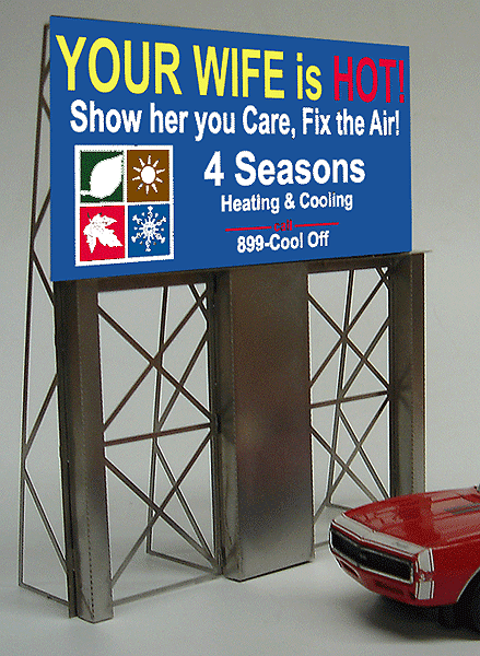 Miller Engineering ~ HO or O Scale ~ Four Seasons Heating & Cooling ...