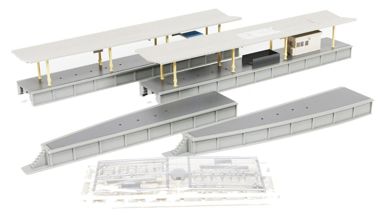Kato ~ N Scale ~ Island Platform Set ~ Unitrack ~ Tapered Ends ~ 23-170 ...