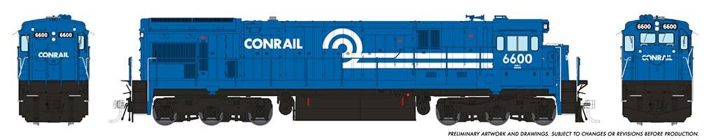 Rapido ~ HO Scale ~ Conrail ~ C30-7 #6600 ~ DC Version ~ 042009