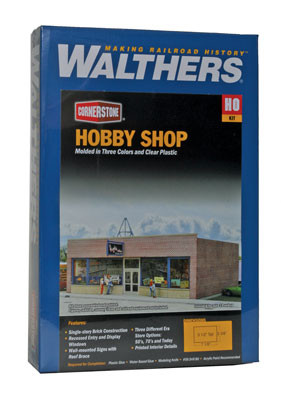 Walthers Cornerstone ~ HO Scale ~ Hobby Shop ~ Kit ~ 933-3475 - Iron ...
