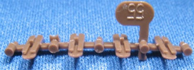 Micro Engineering ~ HO/N Scale ~ Plastic Transition Rail Joiners, Code 70-55 ~ 26-005 - Iron ...
