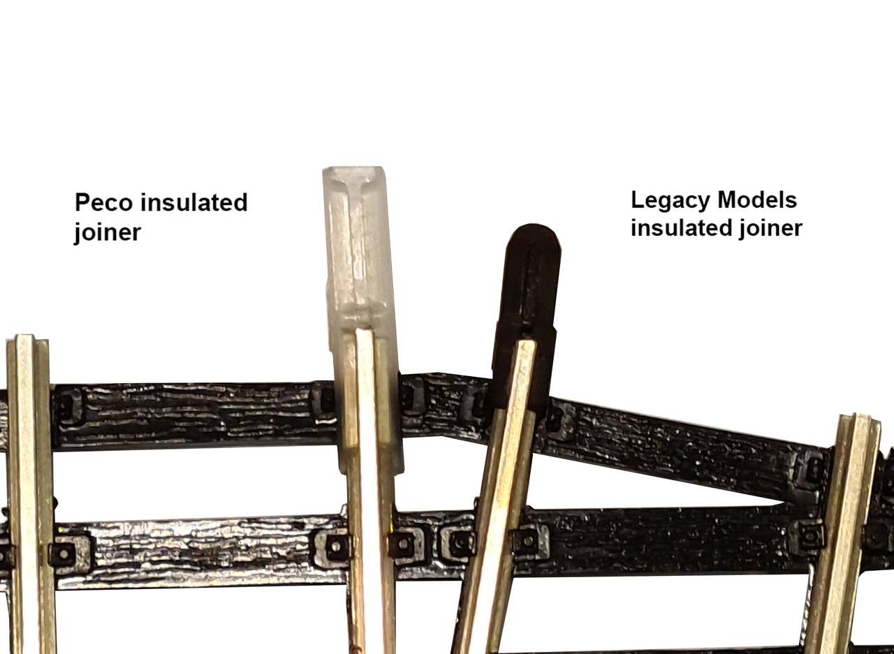 DCCconcepts ~ Legacy Track Insulated Joiners ~ Code 100 ~ Pack of 25 ...