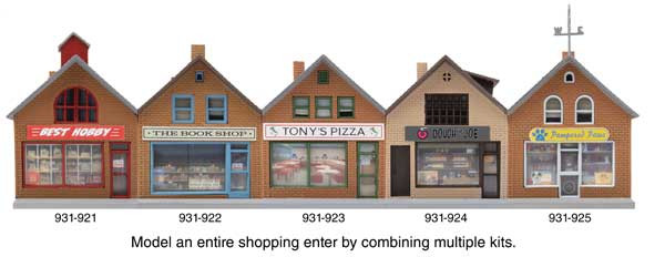 Walthers ~ HO Scale ~ The Book Shop ~ Kit ~ 931-922
