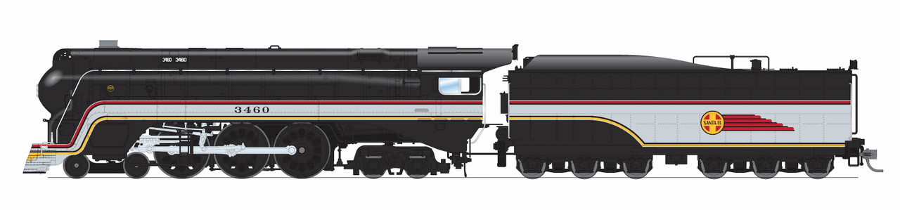 Broadway Limited ~ HO Scale ~ Santa Fe ATSF GP35 #2824 ~ DC Version ~ 8220