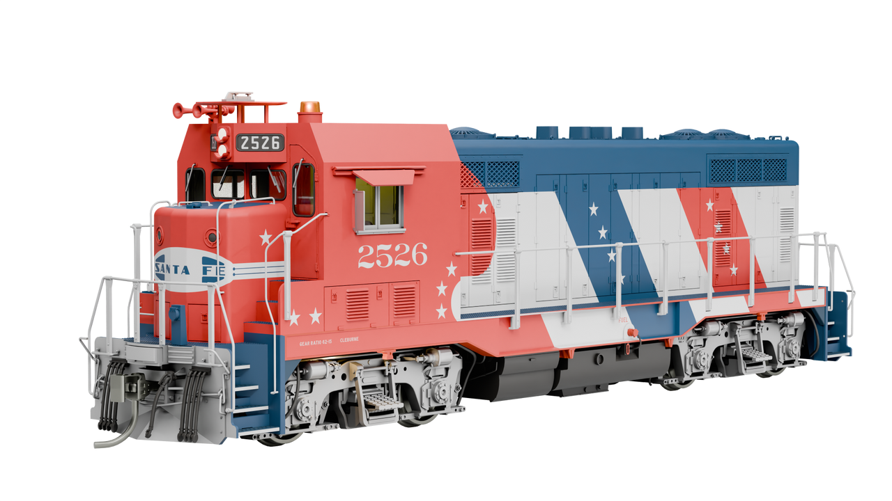Rapido ~ HO Scale ~ CF7 ~ Atchison, Topeka & Santa Fe #2526 ~ DC/Silent ...