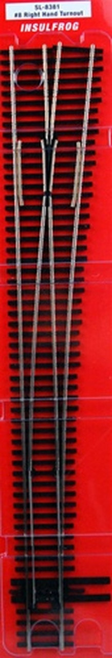 Peco ~ HO Scale ~ Code 83 ~ Right Hand Switch Track #8 Turnout ...