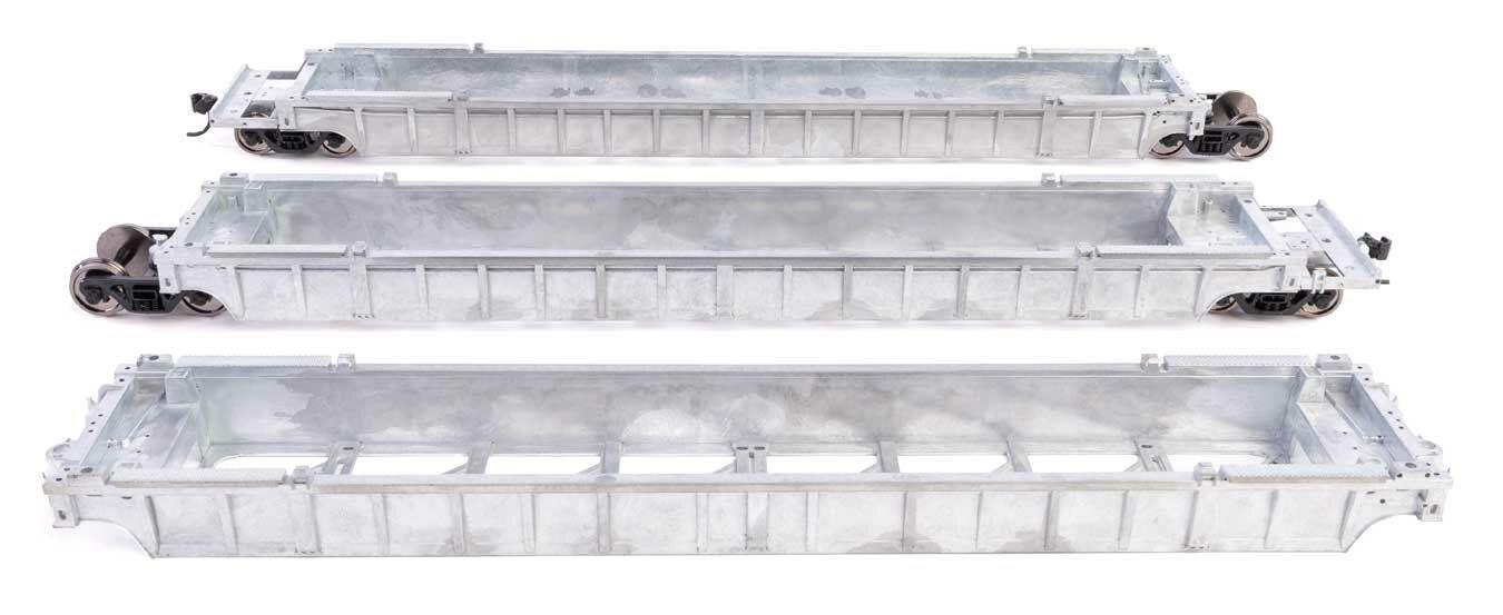 Walthers Mainline ~ HO Scale ~ NSC Articulated 3-Unit 53' Well Car ...