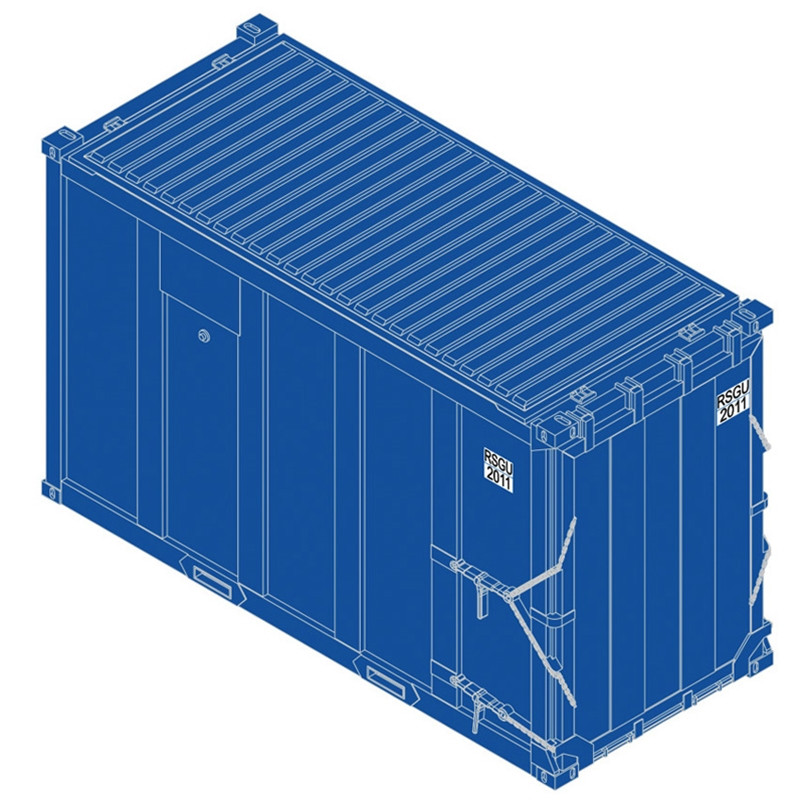 Atlas ~ HO Scale ~ Trainman ~ 20' High-Cube MSW Trash Container 4-Pack ...
