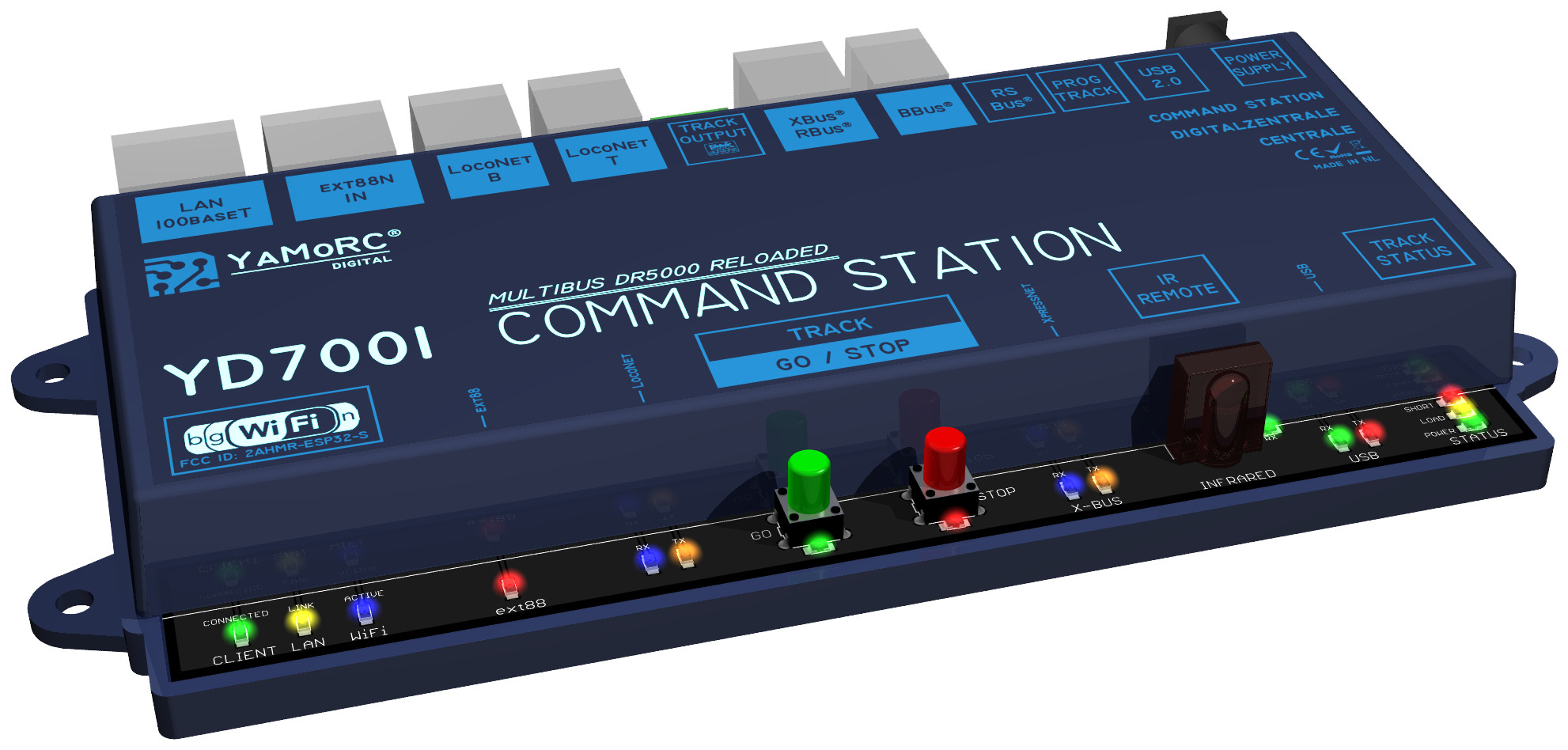 YaMoRC ~ DCC Central Command Station ~ YD7010