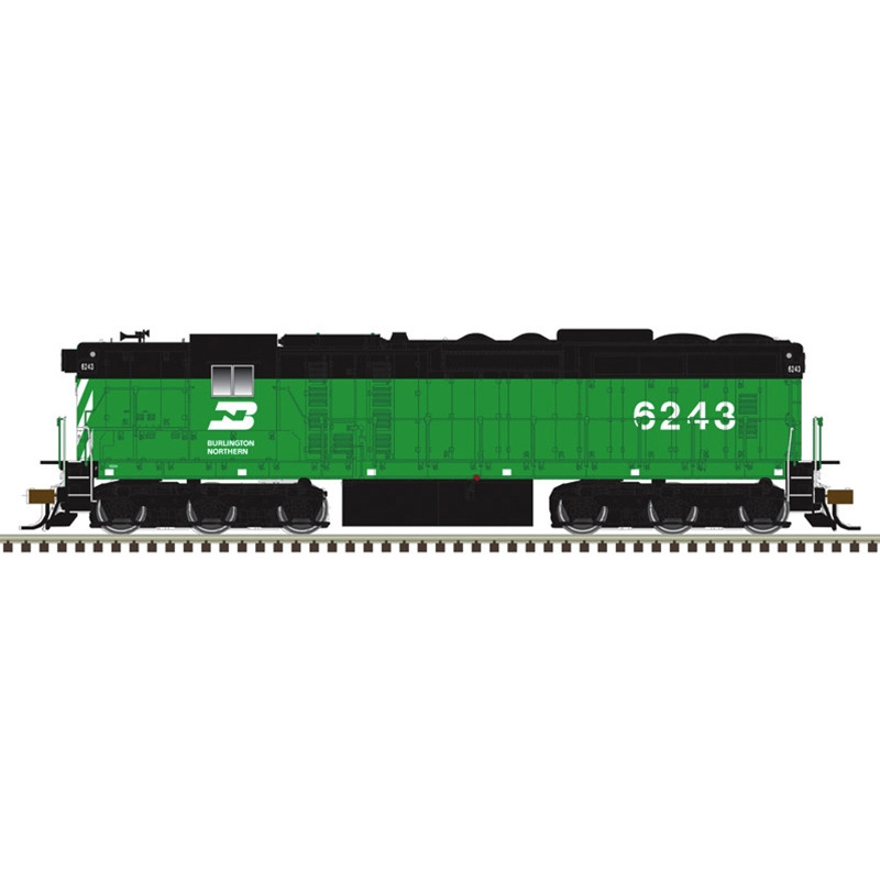 Atlas ~ HO Scale ~ SD-24 ~ Burlington Northern #6251 ~ Gold ~ DCC Sound ...